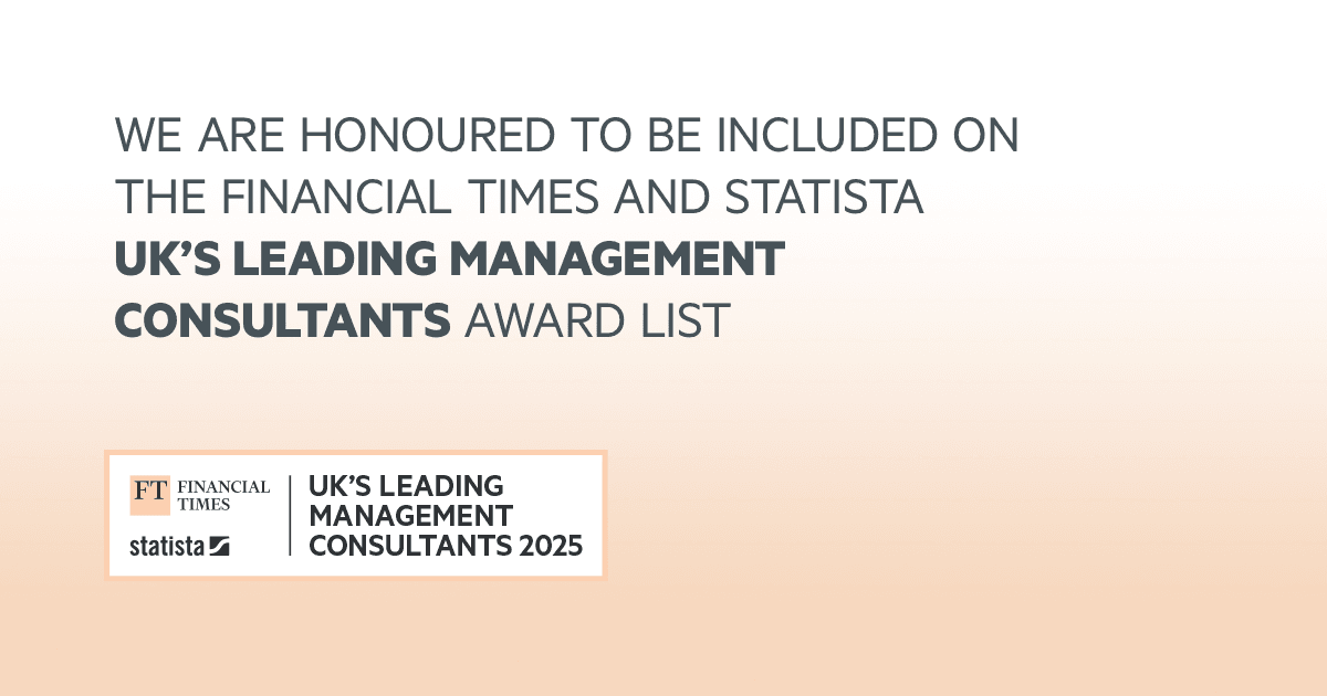 CF named by the Financial Times as one of the UK’s leading management consultants for 2025 - CF