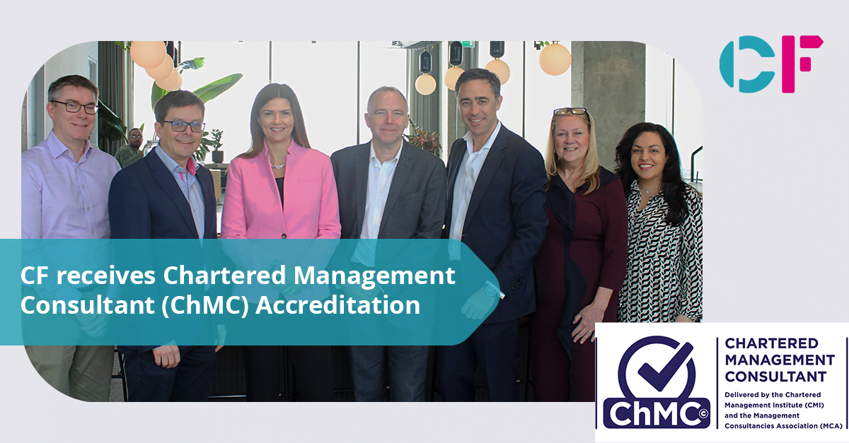 CF receives Chartered Management Consultant (ChMC) Accreditation - CF